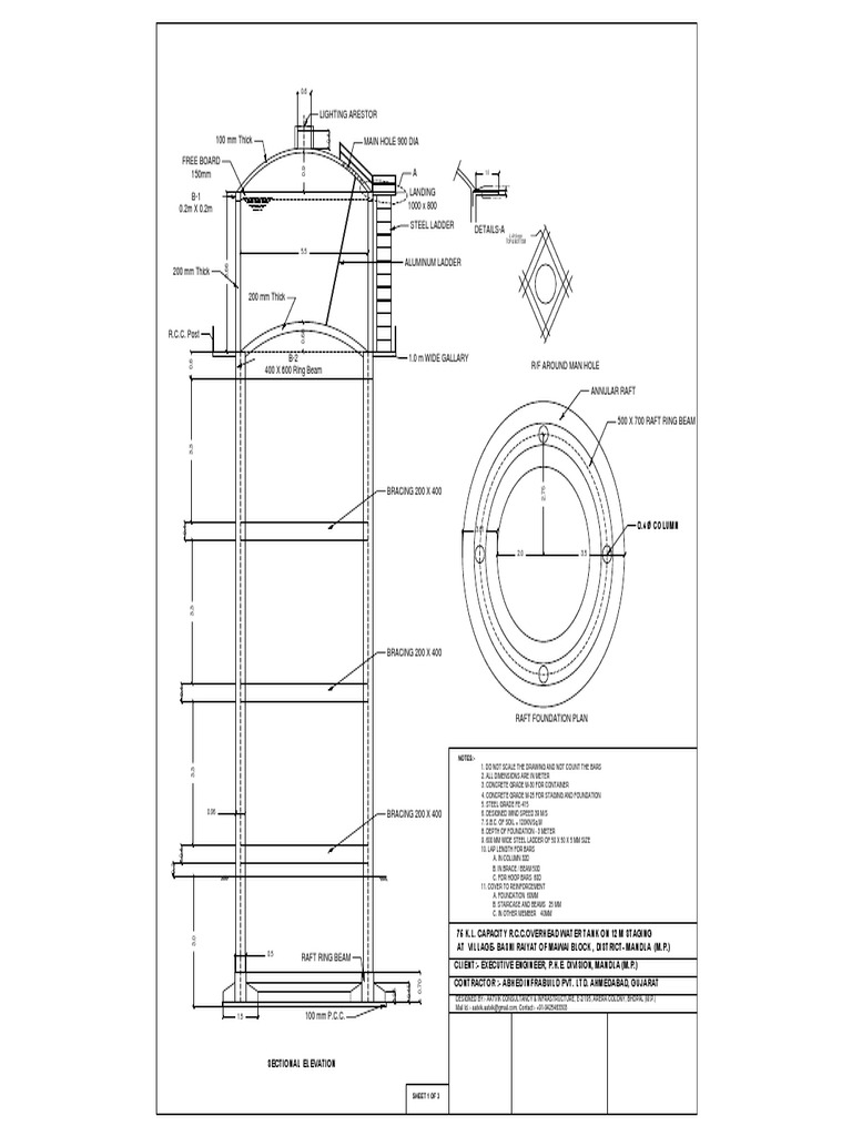 Abhed Basni Oht Sheet 1 | PDF | Building Engineering | Structural ...