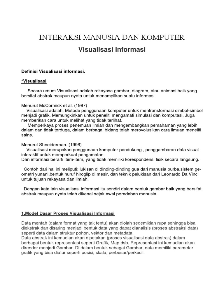 Visualisasi Informasi | PDF