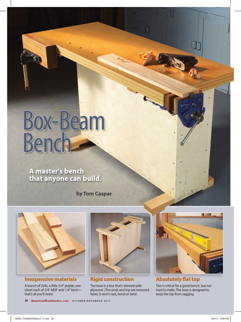 Build a Master's Bench on a Budget: An Accurate and Rigid Workbench ...