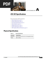 Ata190 - Cisco - Data Sheet | PDF | Session Initiation Protocol | Voice ...