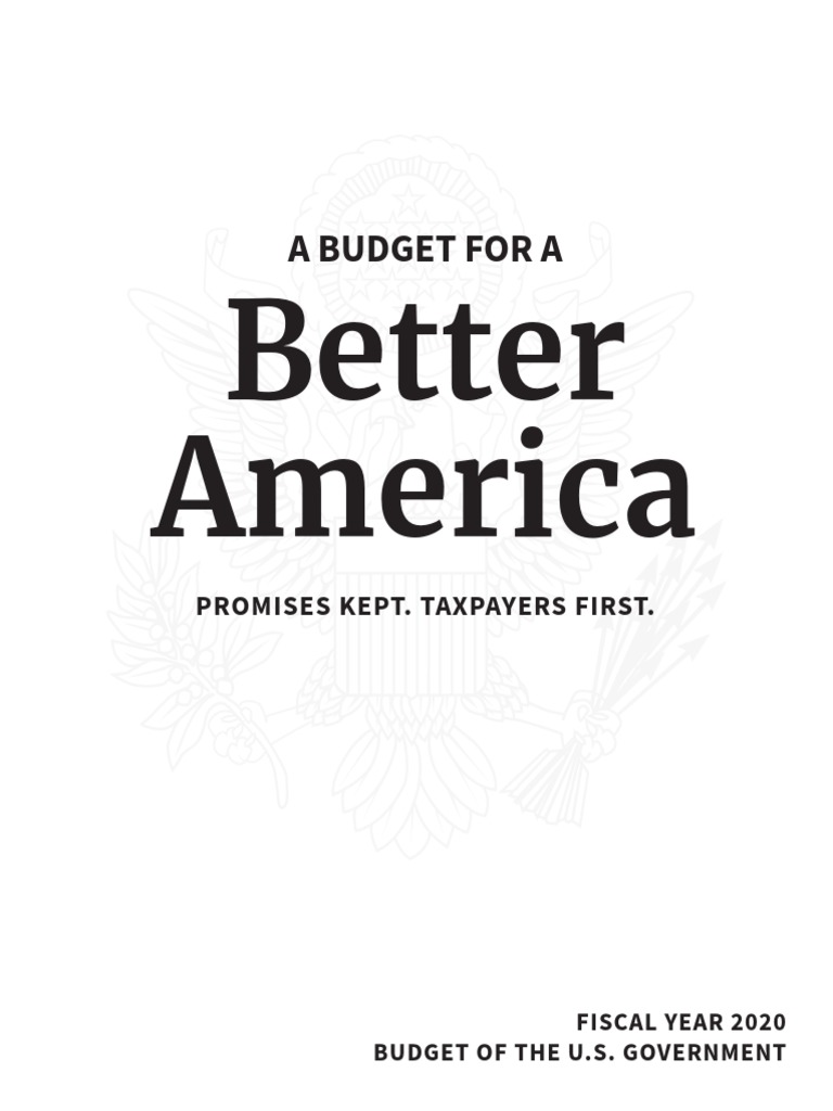 Budget Fy2020 | PDF | Appropriations Bill (United States) | Government ...