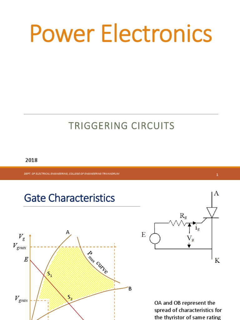 Triggering Circuit | PDF | Semiconductor Devices | Components