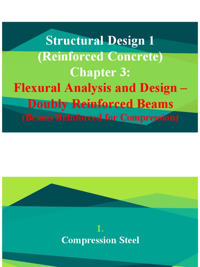 Flexural Analysis and Design - Doubly Reinforced Beams | PDF | Reinforced Concrete | Beam ...