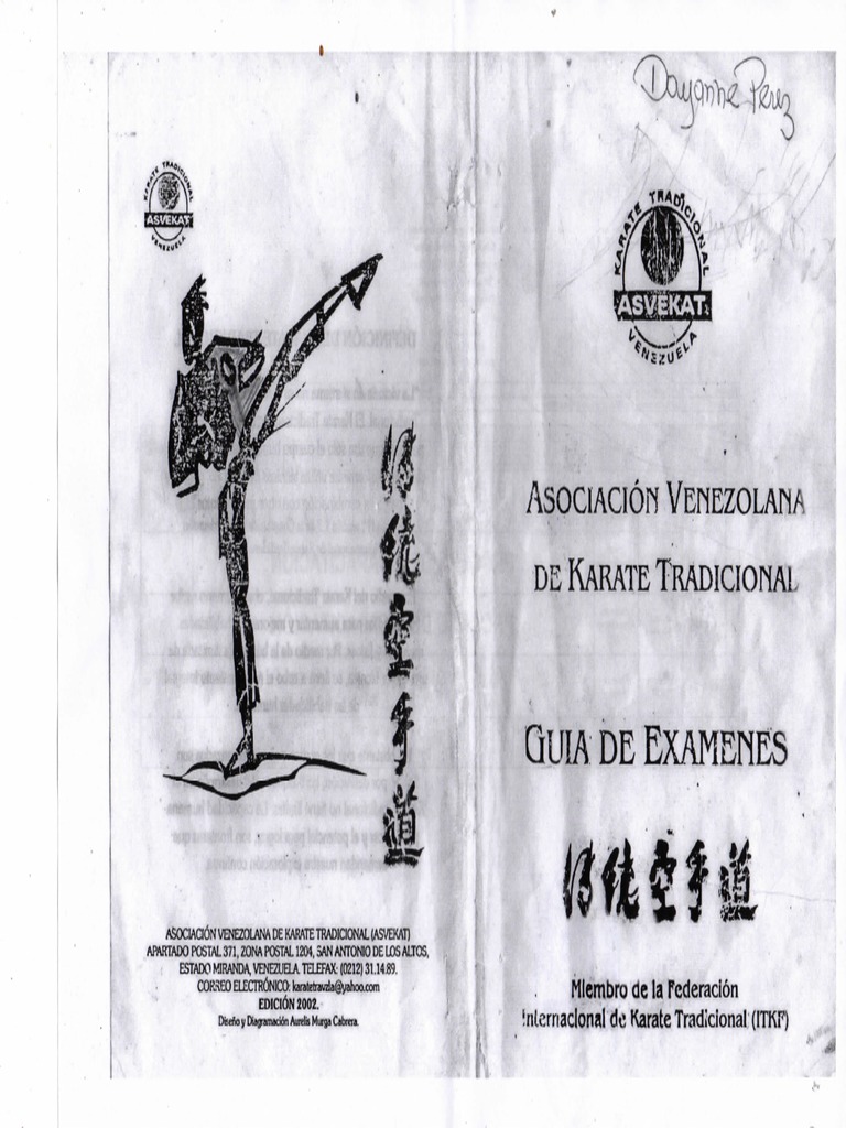 Guia de Karate Do Tradicional PDF | PDF | Kárate | Kata