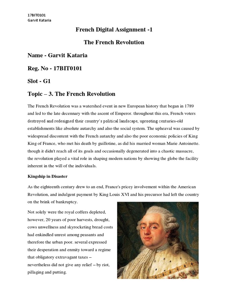 The French Revolution | PDF | French Revolution | Reign Of Terror