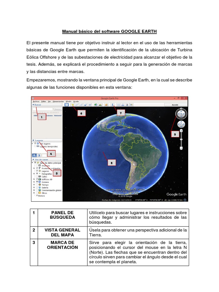 Manual Básico de Google Earth | PDF | Point and Click | Software
