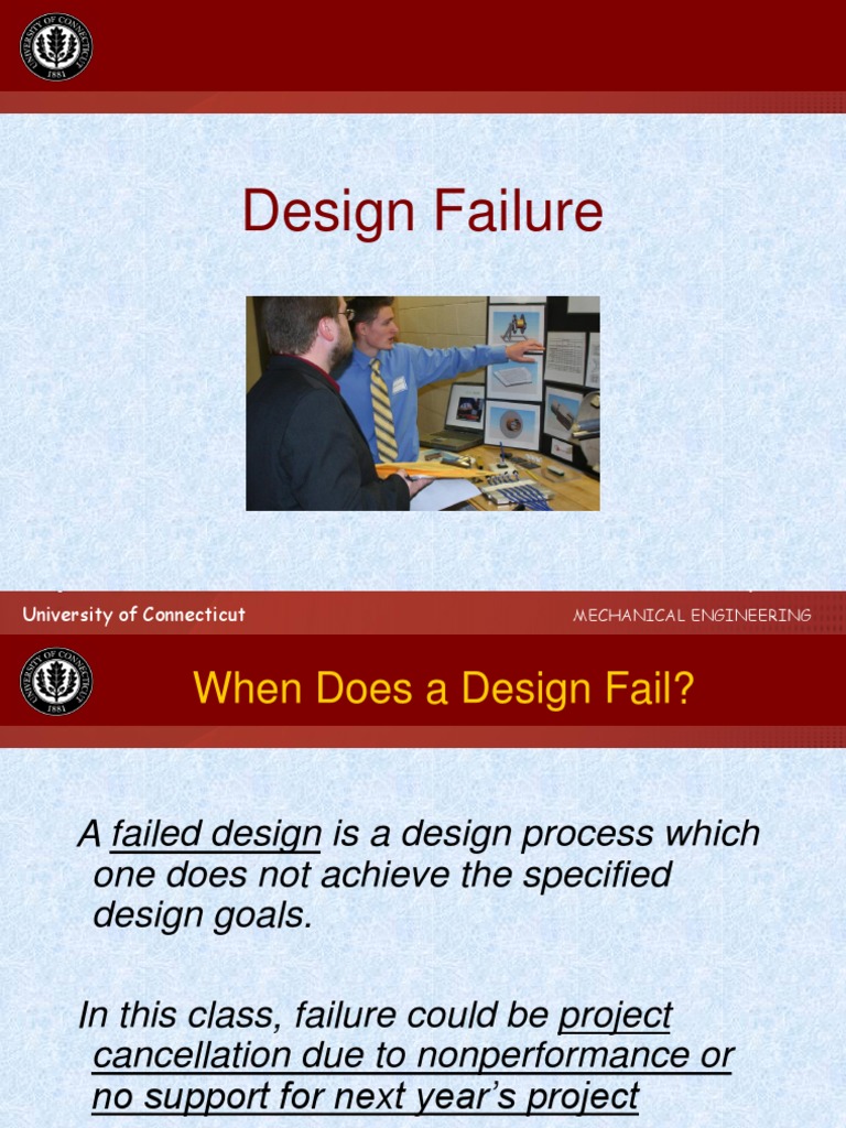 Design Failure: University of Connecticut | PDF | Nature
