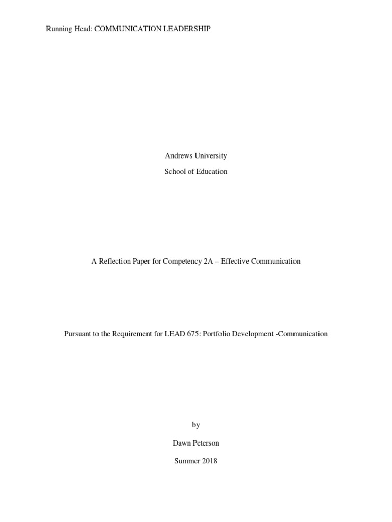 Communication Competency 2 | PDF | Leadership | Emotions