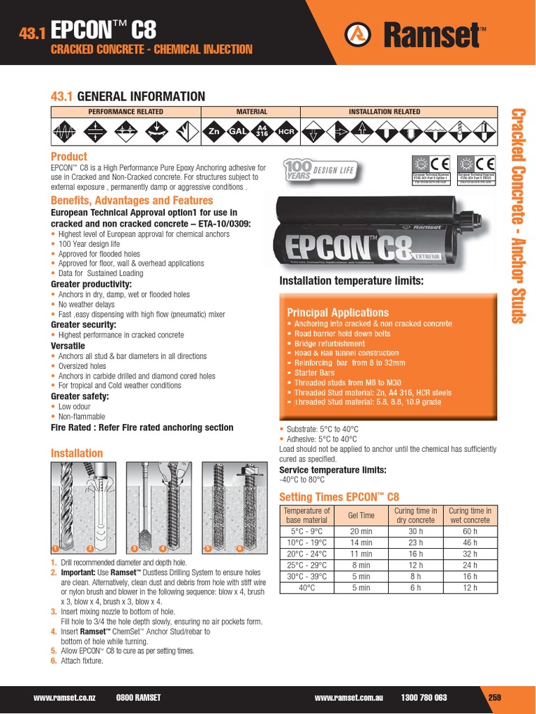 Ramset Specifiers Anchoring Resource Book ANZ - EPCON C8 Cracked ...
