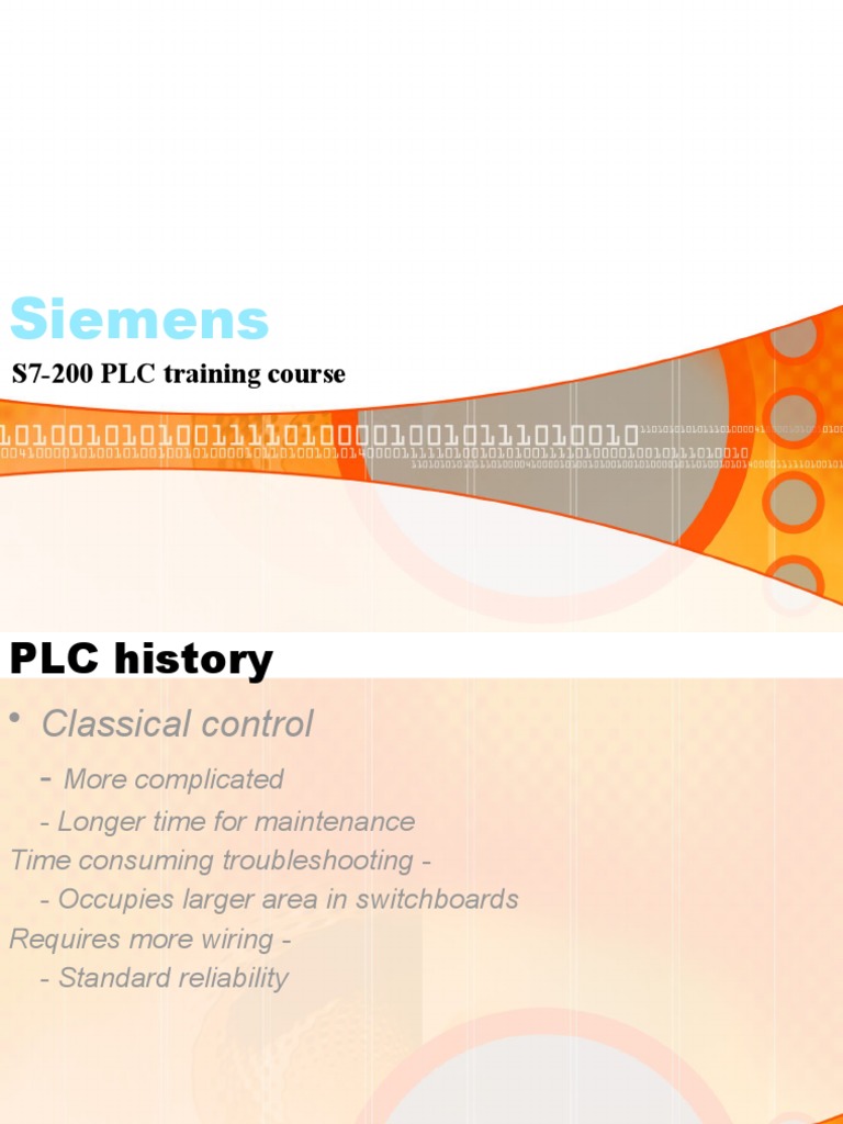 Plcsiemens 2 Week Presentation | PDF | Programmable Logic Controller ...