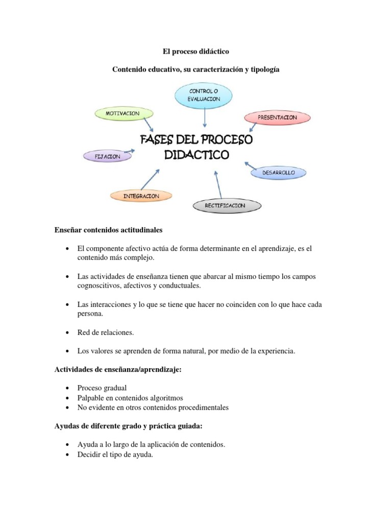 Proceso Didactico | PDF | Plan de estudios | Maestros