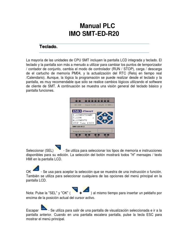Manuale Imo SMT Ed r20 | PDF | Programa de computadora | Programación