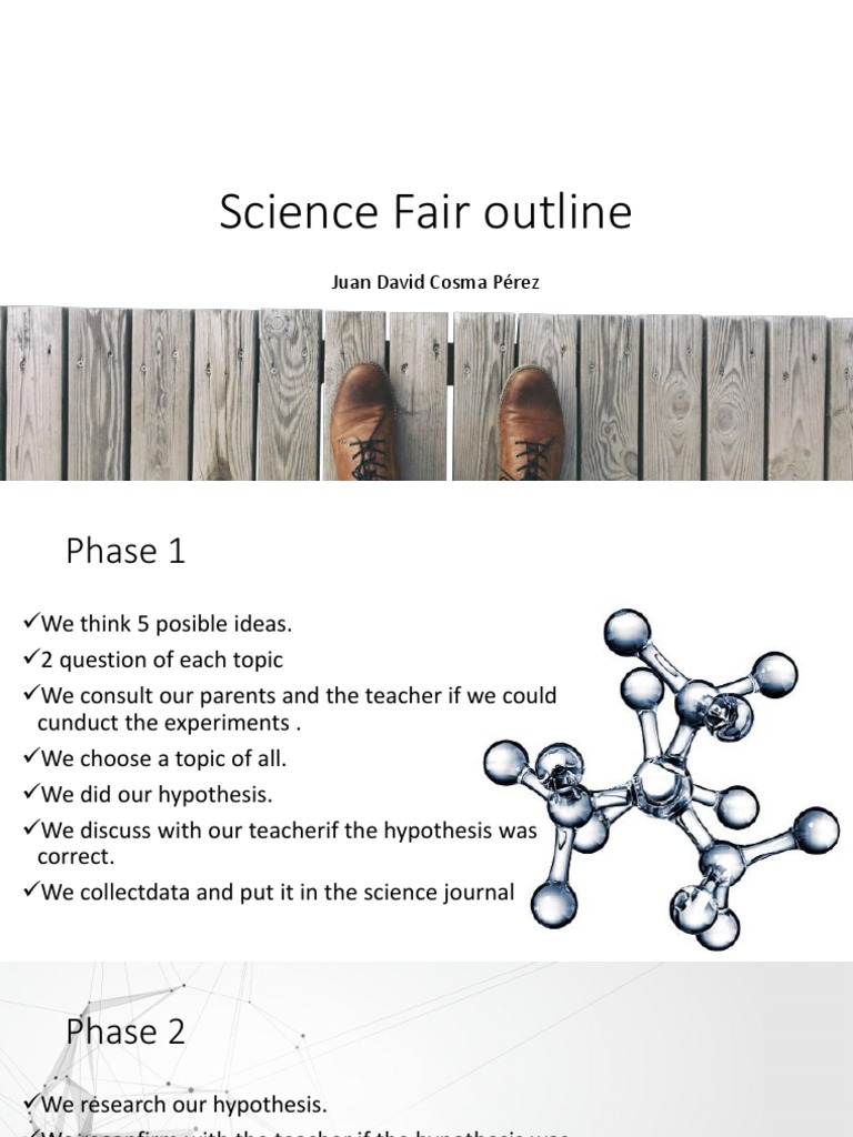 Science Fair Outline: Juan David Cosma Pérez | PDF