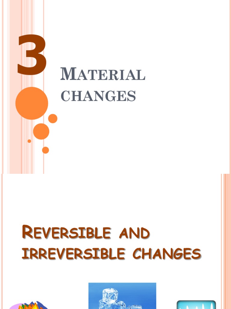 Reversible Changes | PDF