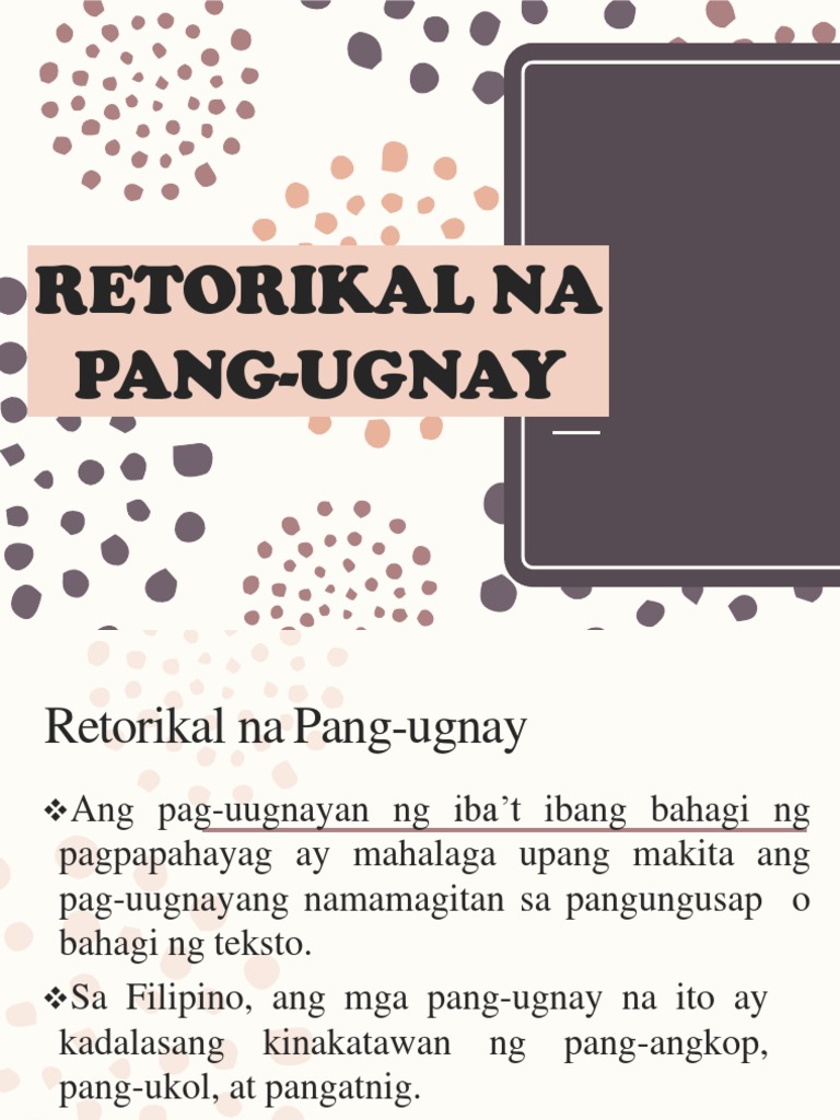 Retorikal Na Pang-ugnay