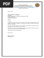 Promissory Letter For Lacking Documents | PDF