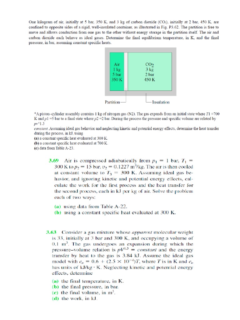 Ejercicios Termo | PDF