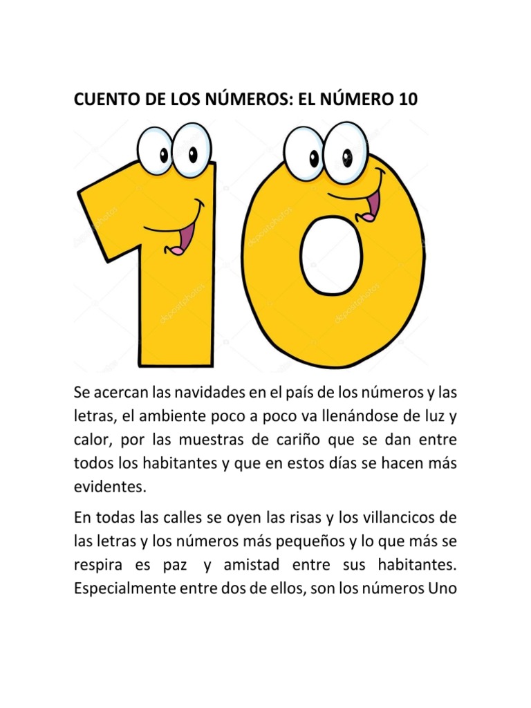 Cuento de Los Números | Descargar gratis PDF | Navidad