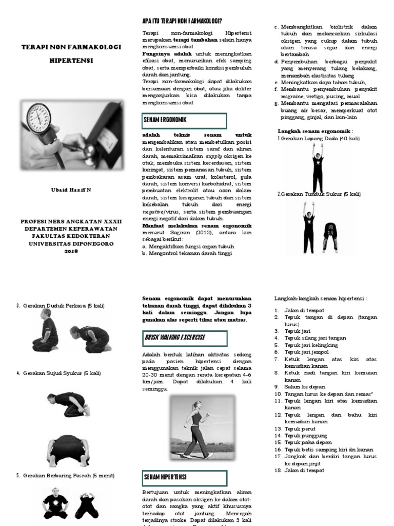 Leaflet Senam Ergonomik | PDF