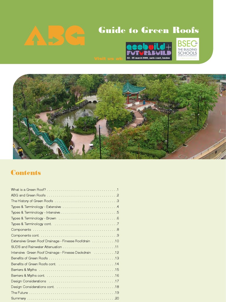 Green Roof Guide v2 | PDF | Roof | Drainage