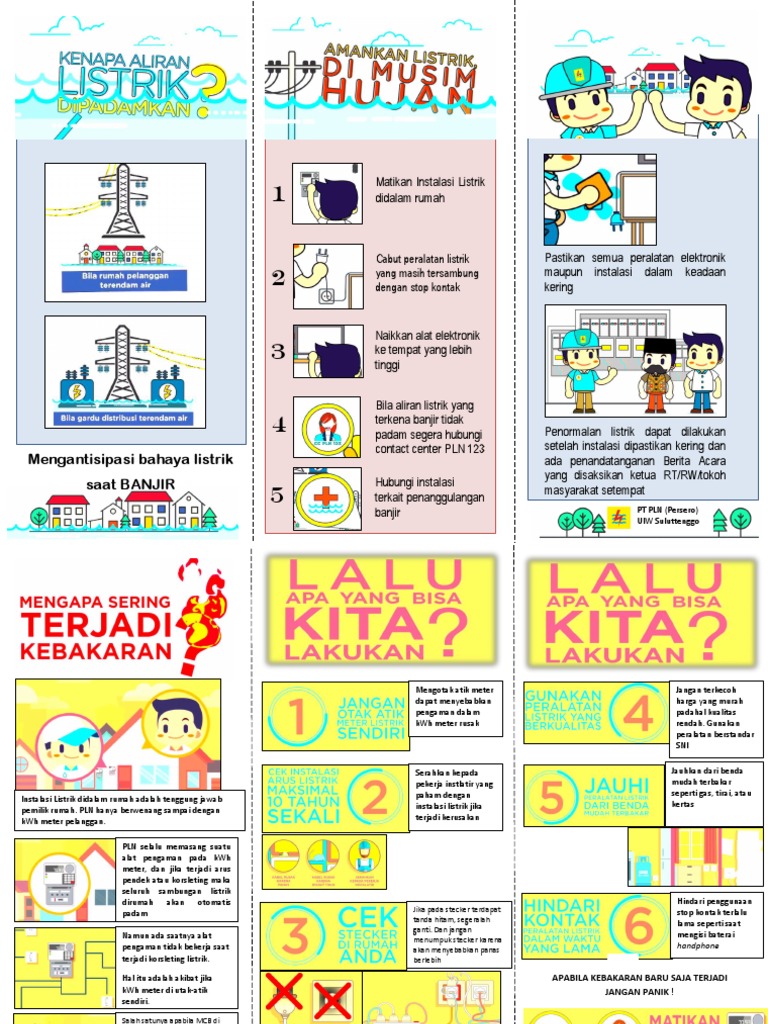 Pamflet Bahaya Listrik | PDF