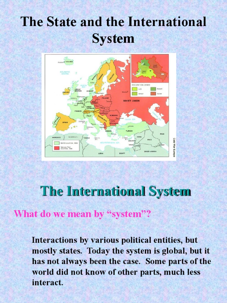 State and International System | PDF | International Relations ...