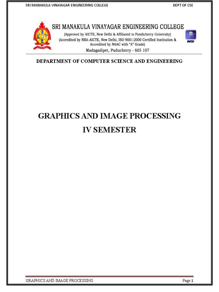 Gip Uniy-1 Notes 2018-19 | PDF | Image Resolution | Pixel