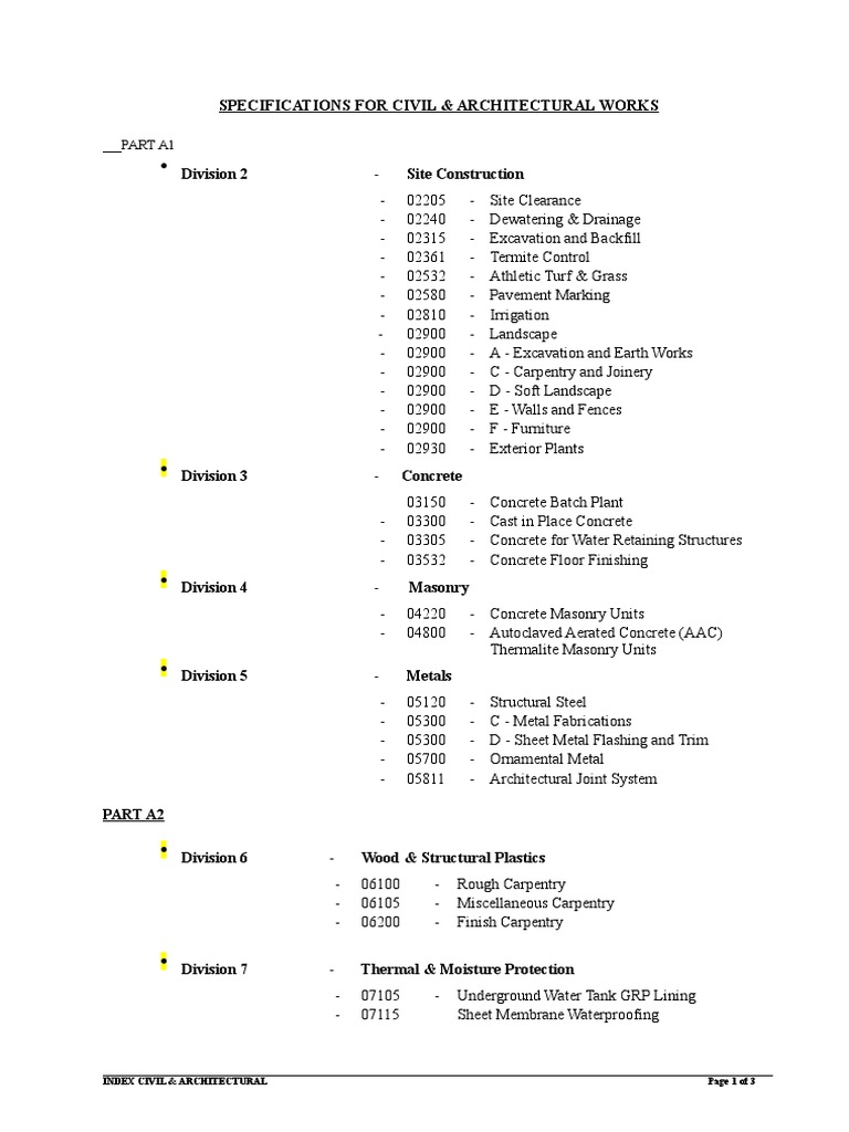 Index Civil & Architectural | PDF | Tile | Wall