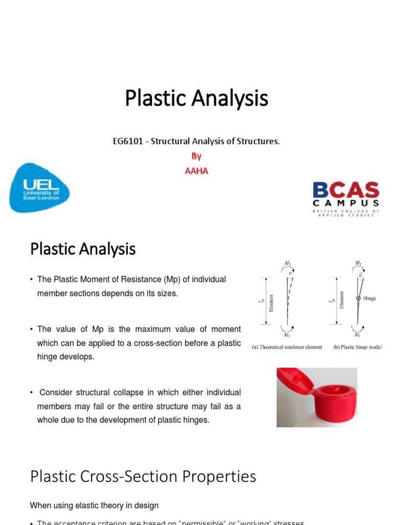 Plastic Analysis | Download Free PDF | Bending | Deformation (Engineering)