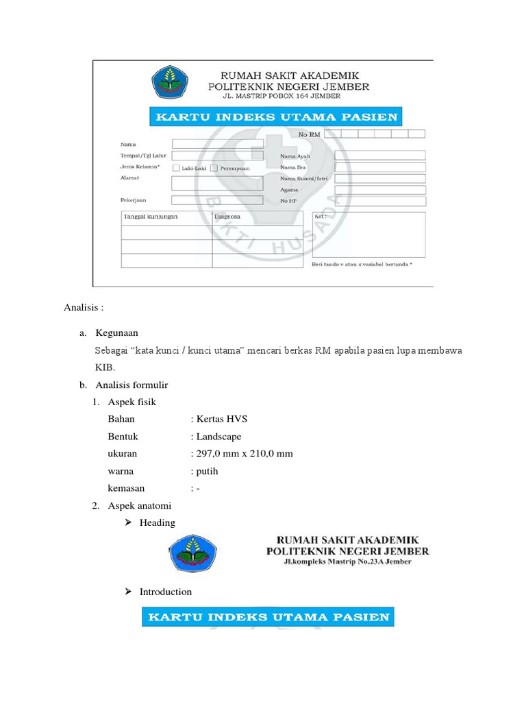 Analisis KIB Dan KIUP | PDF