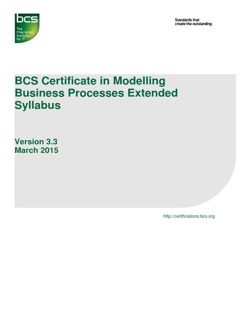 Ba Foundation Syllabus | PDF | Business Analysis | Business Process