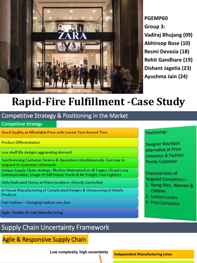 Zara Case Study | Download Free PDF | Supply Chain | Strategic Management