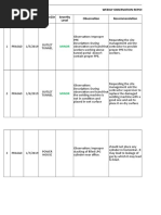 Daily Material Tracking Report Template | PDF