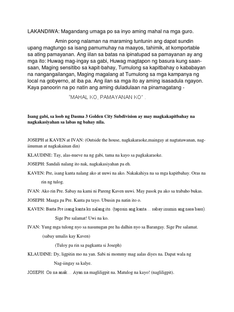 Dula-Dulaan No 2 | PDF