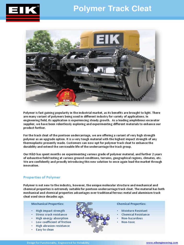 Polymer Track Cleat | PDF | Friction | Polymers