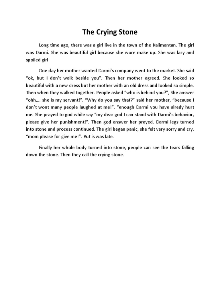 The Crying Stone | PDF