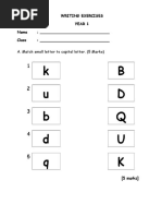 JR KG English Question Paper of Final Exam 2024-25 | PDF