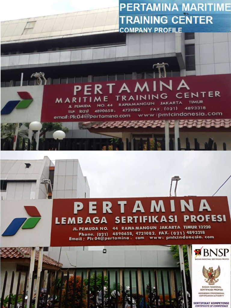 Company Profile Pertamina Maritime Training Center, Jakarta | PDF