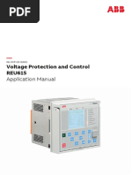 REF 615 Relay Manual | PDF | Electrical Engineering | Electromagnetism