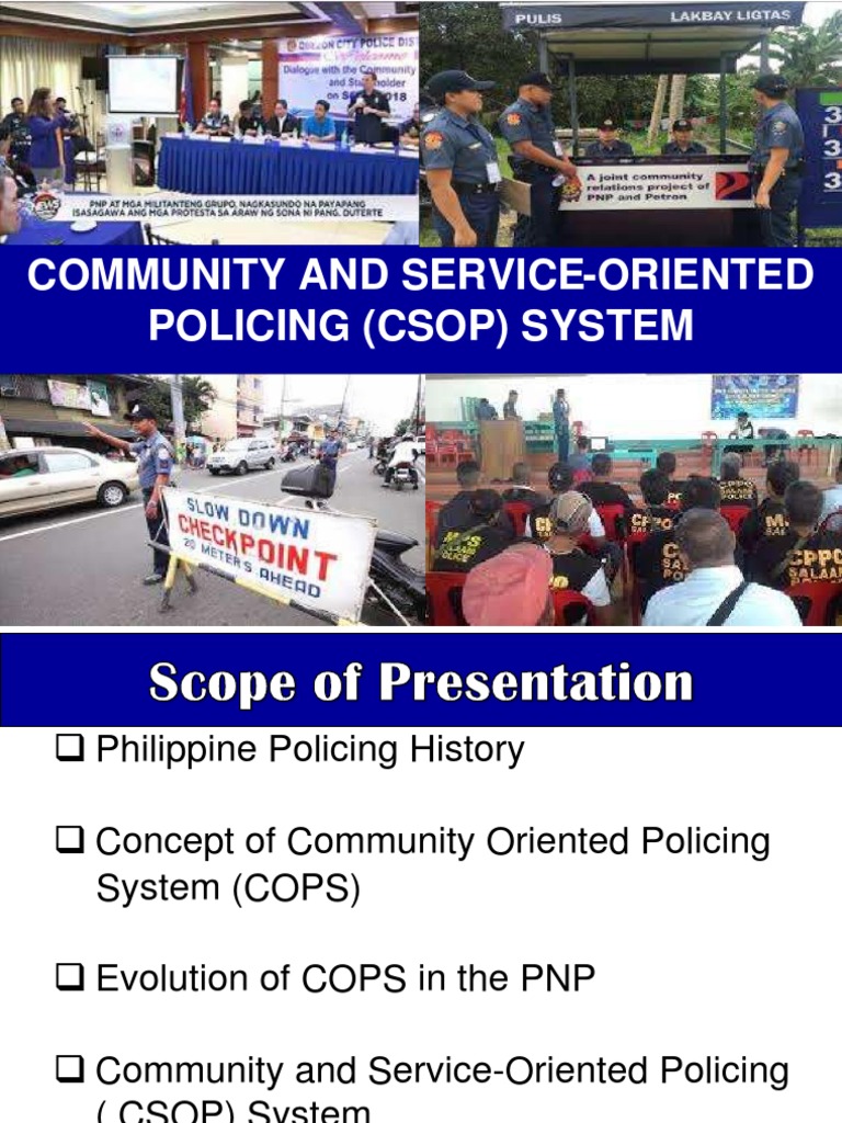 Csop System PDF | PDF | Community Policing | Police