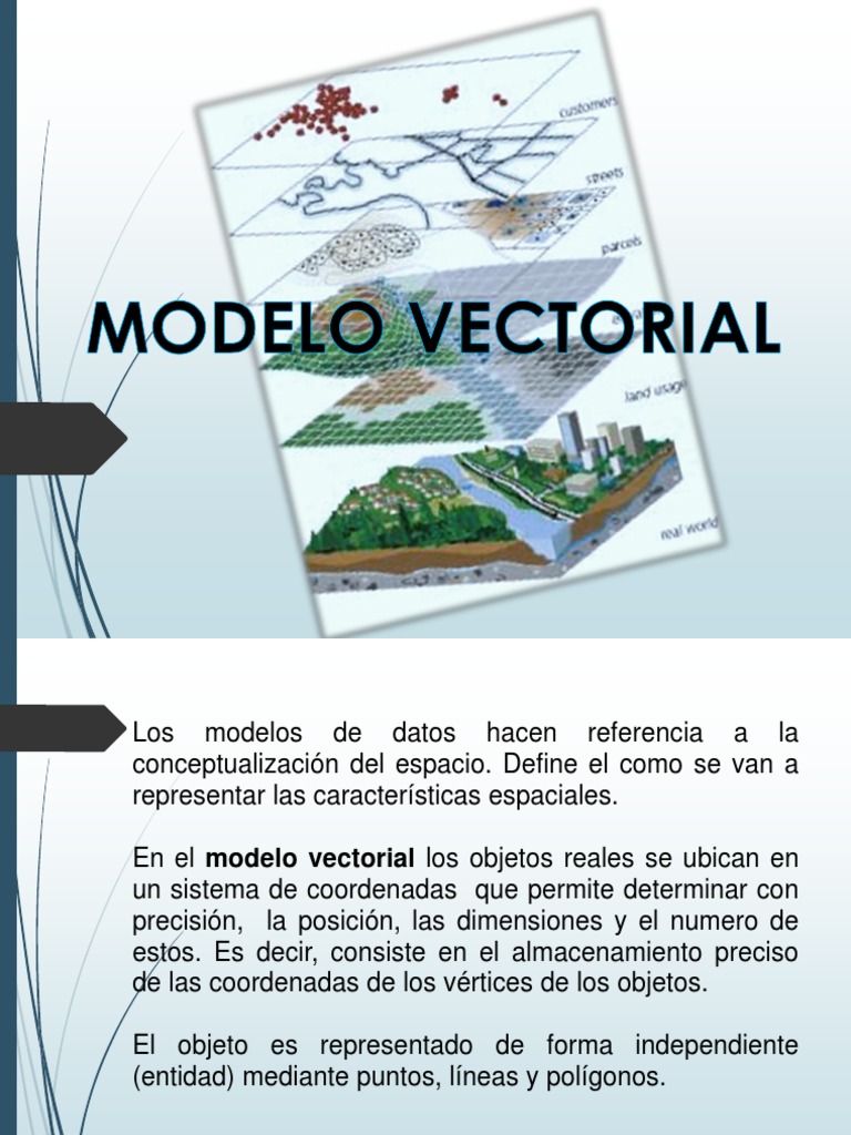 Modelo Vectorial | PDF | Topología | Sistema de información geográfica