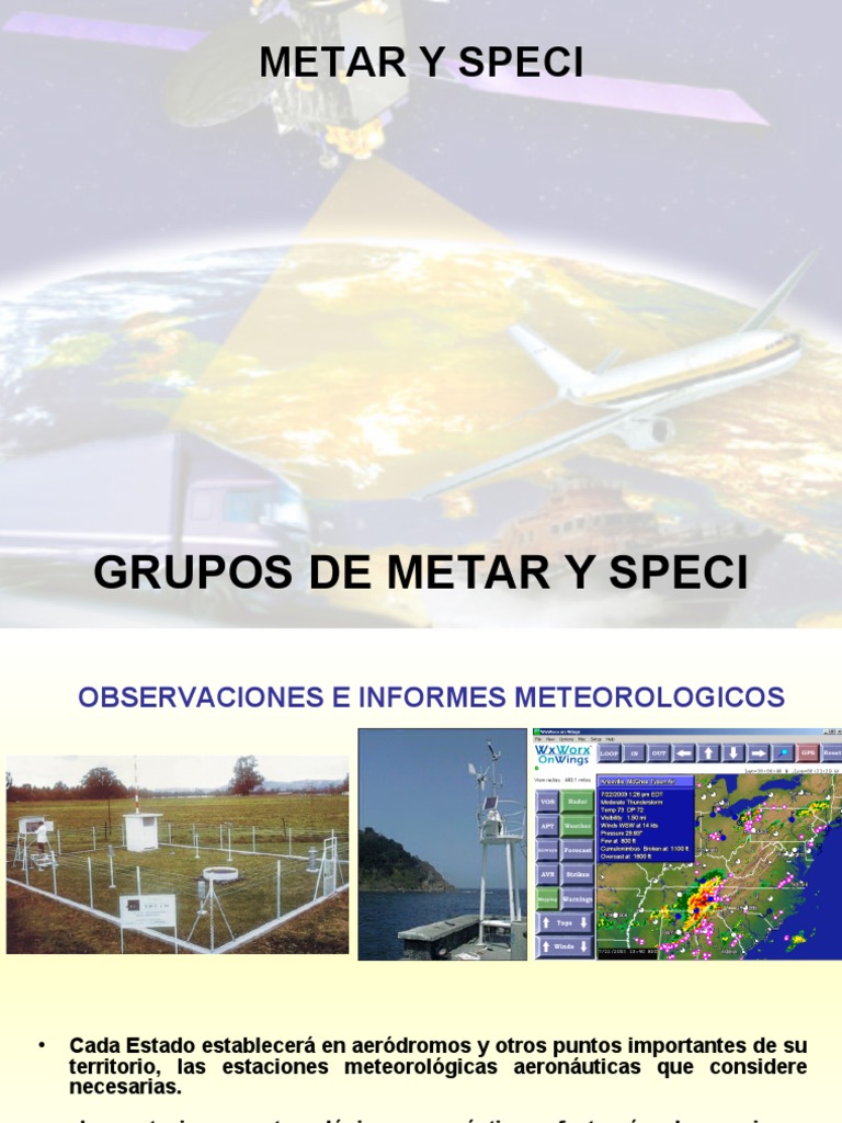 Metar y Speci | PDF | Nube | Meteorología