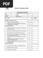 Kuwait Drilling Company: Allenvator Checklist | PDF