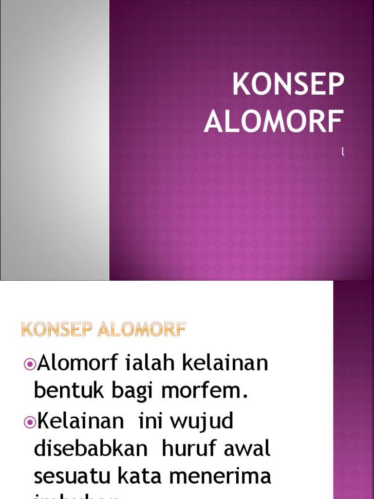Alomorf | PDF
