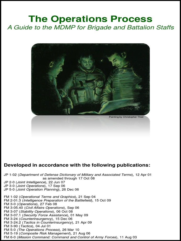 A Guide To The MDMP PDF | PDF | Staff (Military) | Intelligence ...