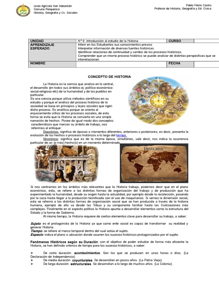 El Concepto de Historia | PDF | Historiografía | Geografía