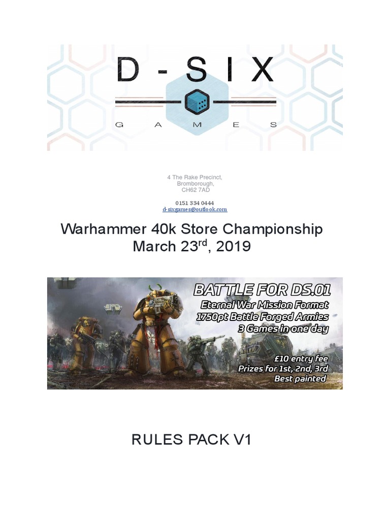 D Six Rules Pack V1 | PDF | Gaming | Leisure