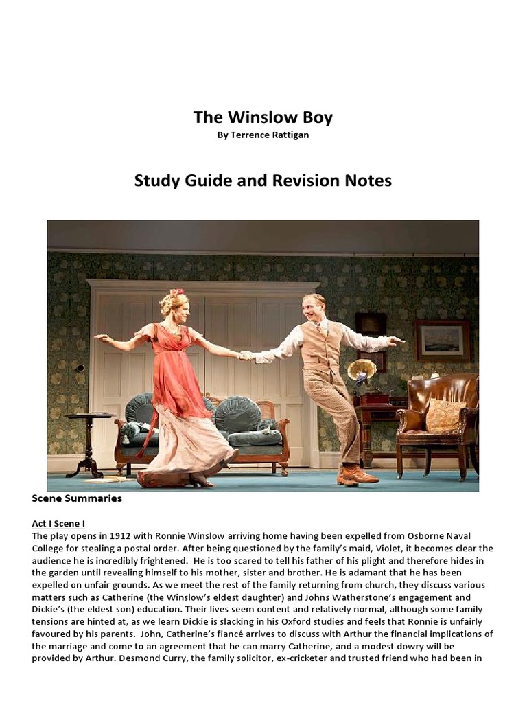 Winslow Boy Study Guide | PDF