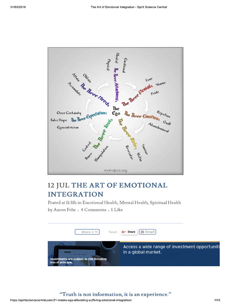 The Art of Emotional Integration PDF | PDF