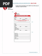Pacemaker ID Card | PDF